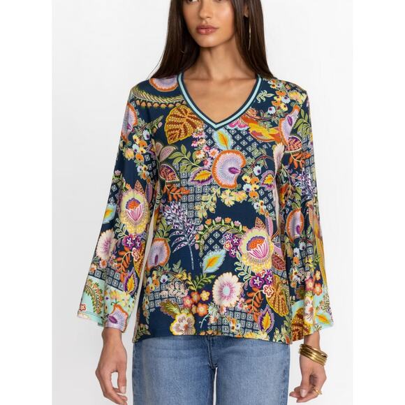Johnny Was | Tops | Johnny Was Janice Favorite V Neck Tee Small Kimono ...